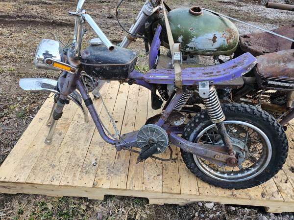 2 - Late 60's/early 70's Rupp Mini Bike Chassis and parts – Car Freak ...