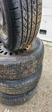 4 215/60r16 M&S tires mounted on wheels – Car Freak Classics