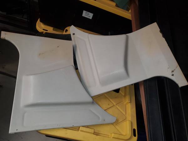 Cream colored 1970 to 1977 AMC Gremlin rear inner quarter/door panel ...