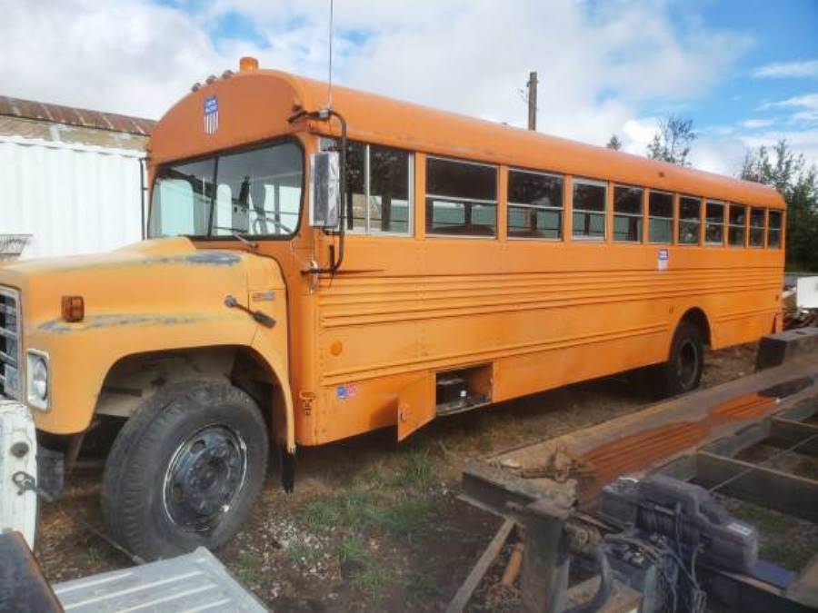 1985 IH S1700 diesel school bus – Car Freak Classics