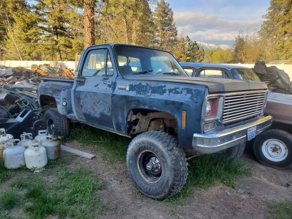 CLASSIC 1975 CHEVY SILVERADO SHORTBOX STEPSIDE 4x4 – Car Freak Classics