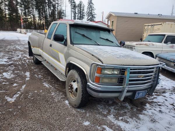 1992 chevy 3500 dually extended cab 4x4 project or? – Car Freak Classics