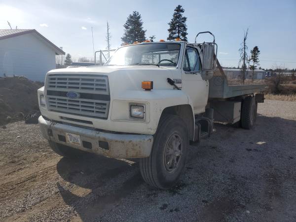 1993 Ford F700 rollback w/12 valve Cummins turbo diesel engine – Car ...